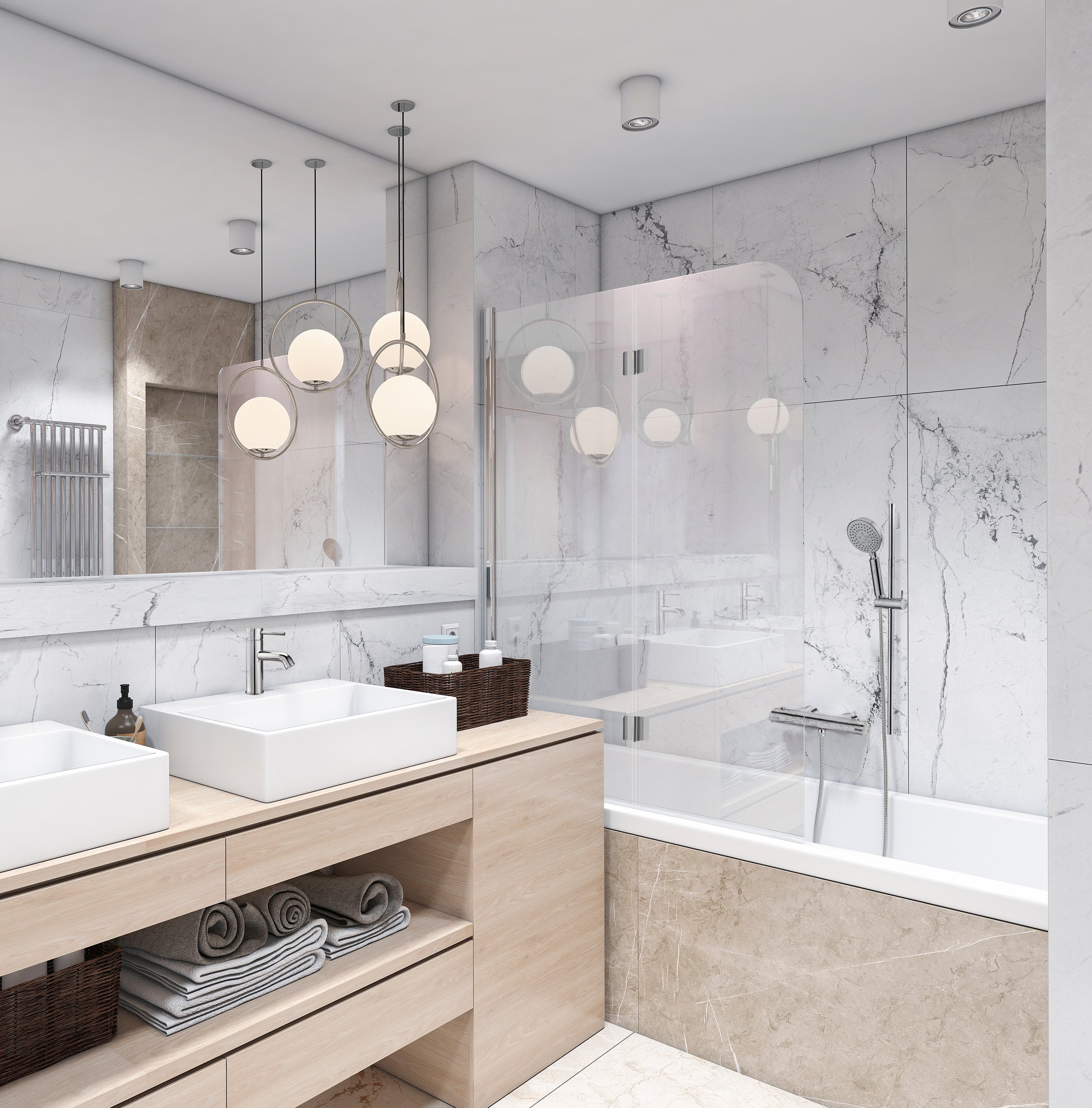 Agua Canada | Alfonso-Online Chrome Bathtub Screen