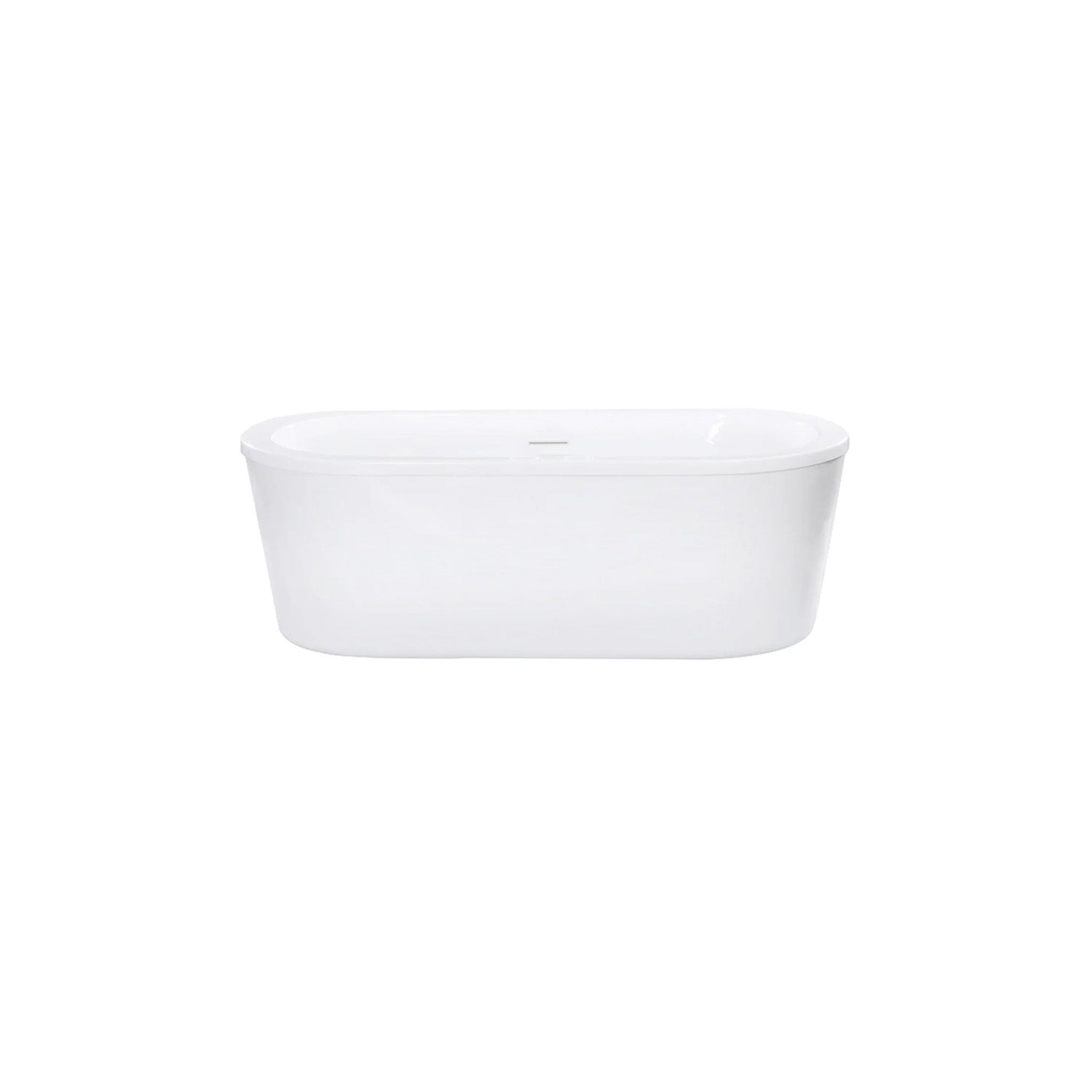 Agua Canada | Baha-ii 66'' Freestanding Bathtub Round 2Pcs