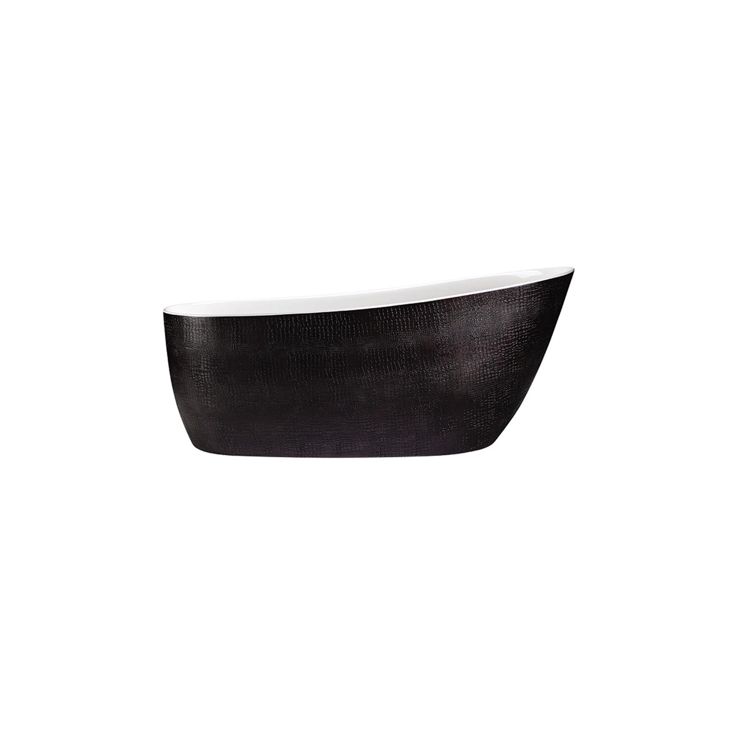 Agua Canada | Bosco-II 68’’ Crocodile Skin Texture Brown Oval ...