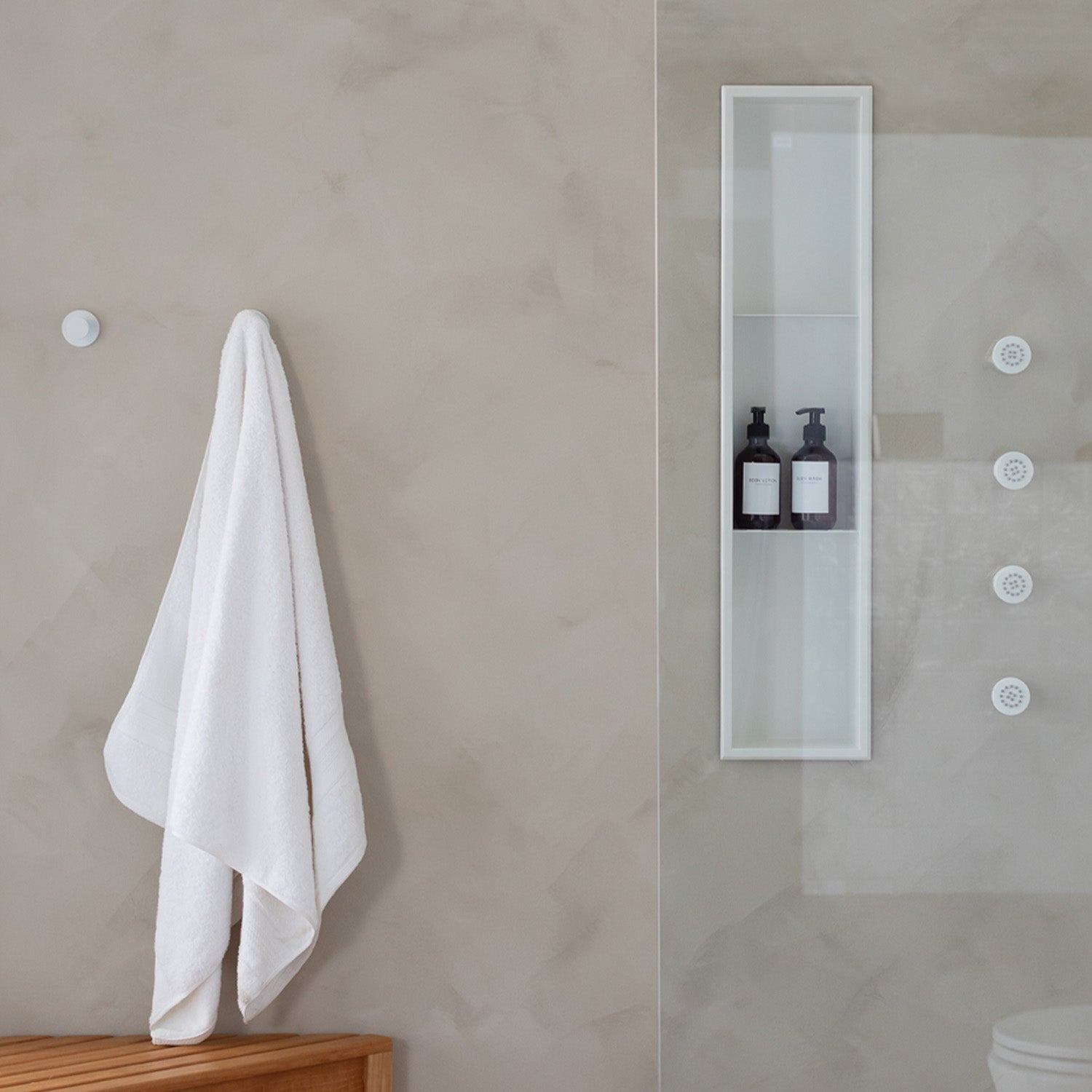 Agua Canada | Dimitri-w Matte White Robe Hook