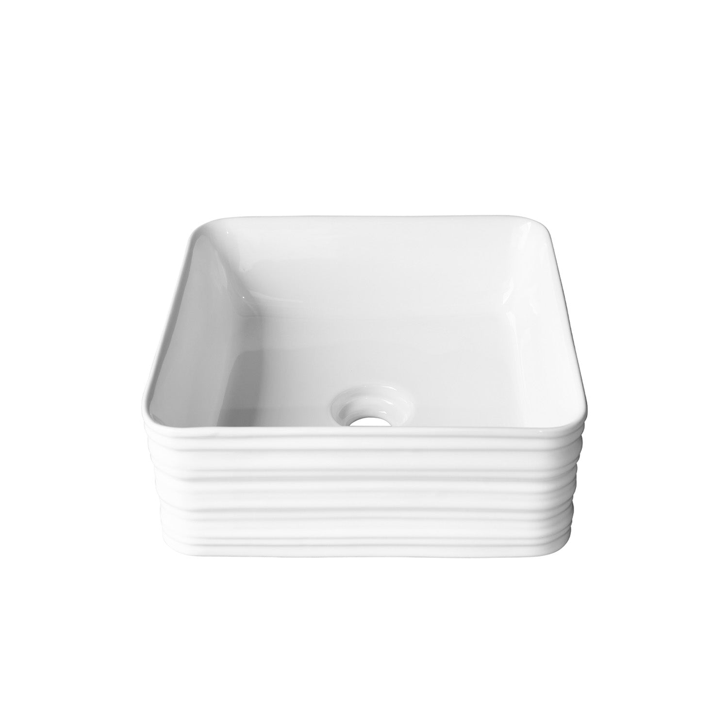 Agua Canada | Famous 15’’X15’’ Square Porcelain Vessel Sink