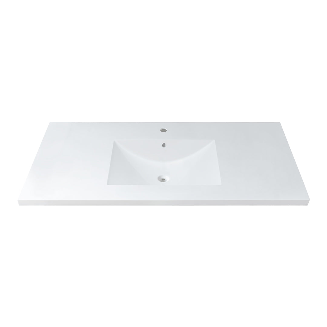 Agua Canada | Leonie-48 48''X 21’' Semi-Recessed Polymer Sink