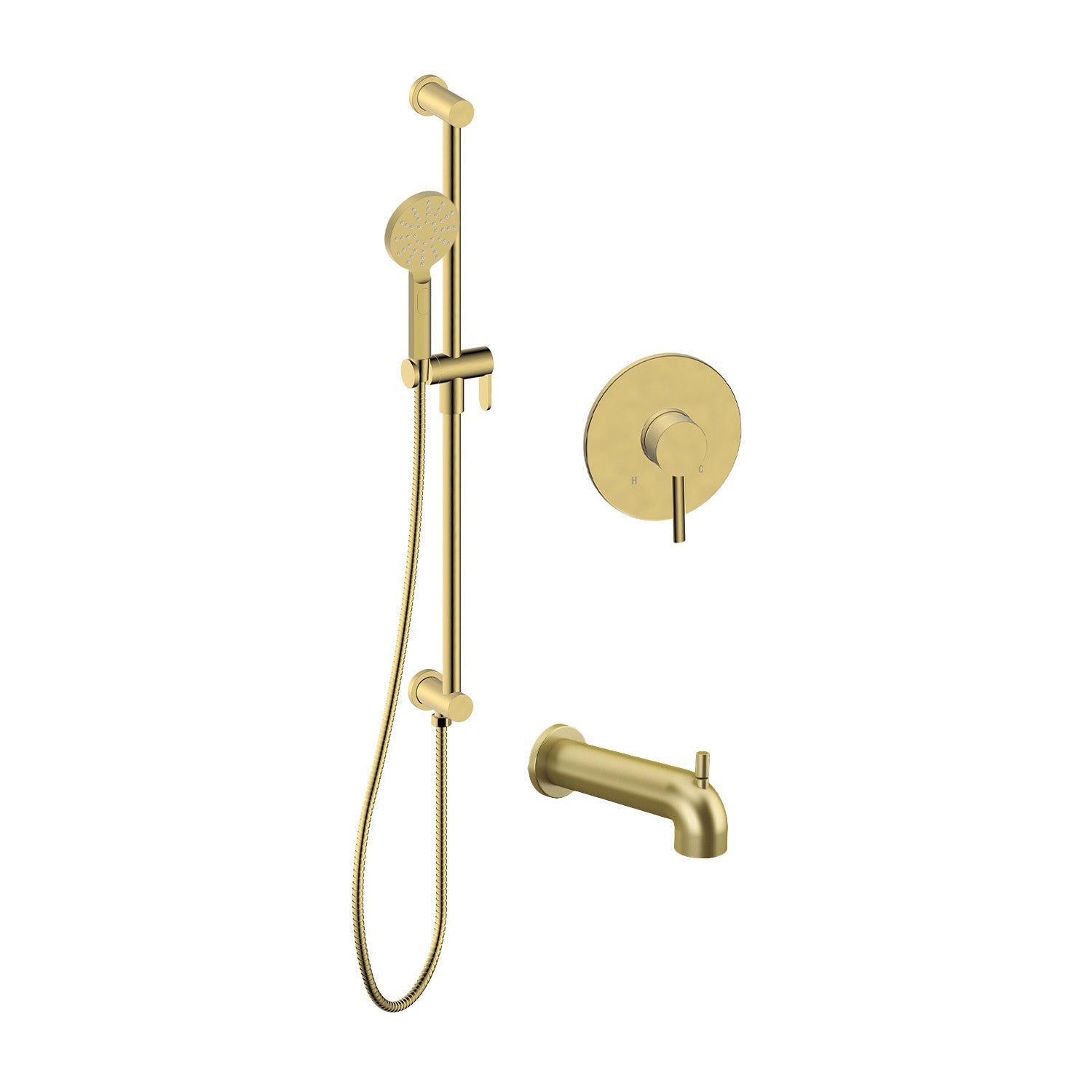Agua Canada | Vanda-gd Bath-Shower Faucet Set