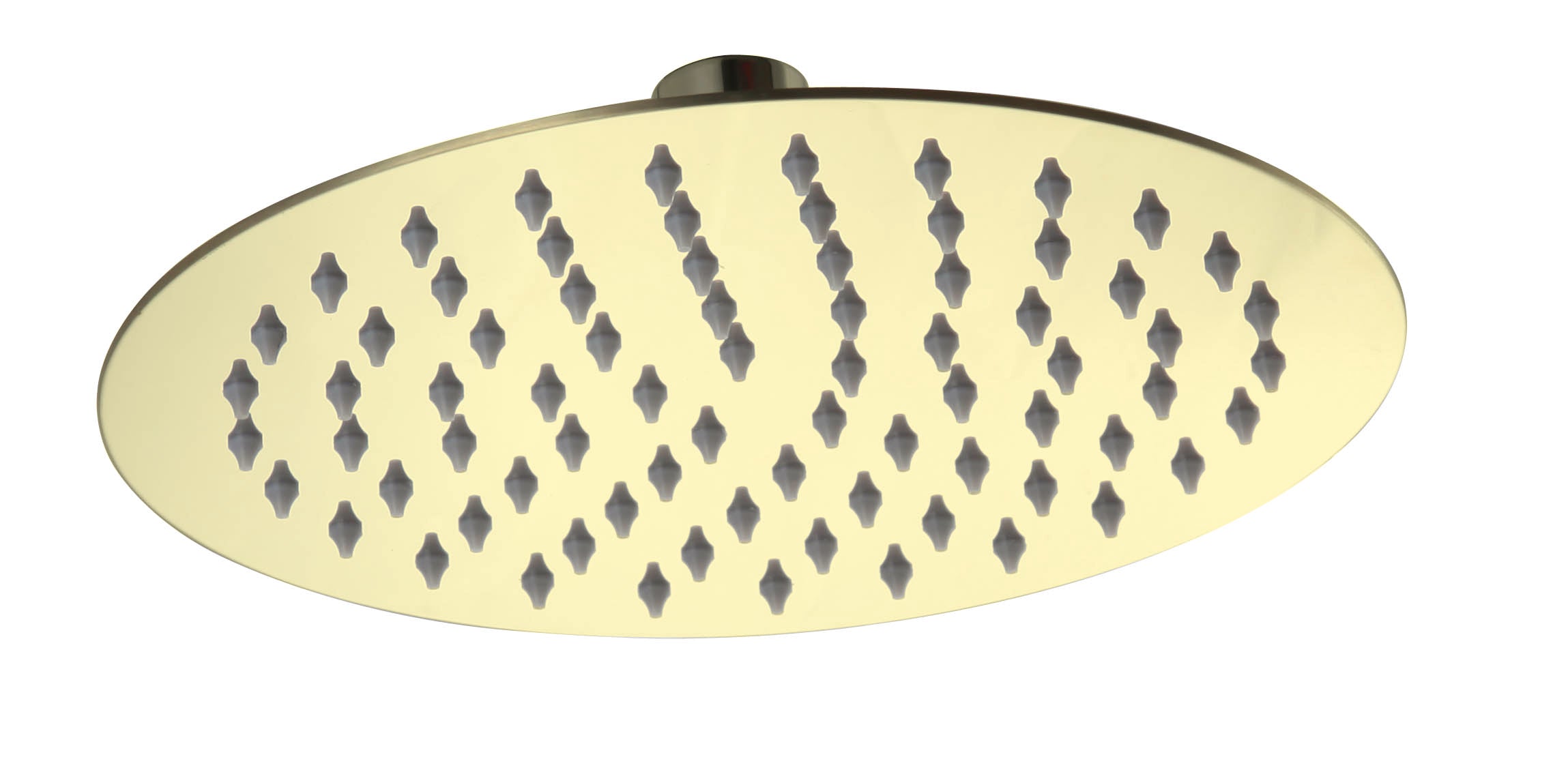 Agua Canada | Viva-gd 12″ Brushed Brass (Gold) Round Rain Shower Head